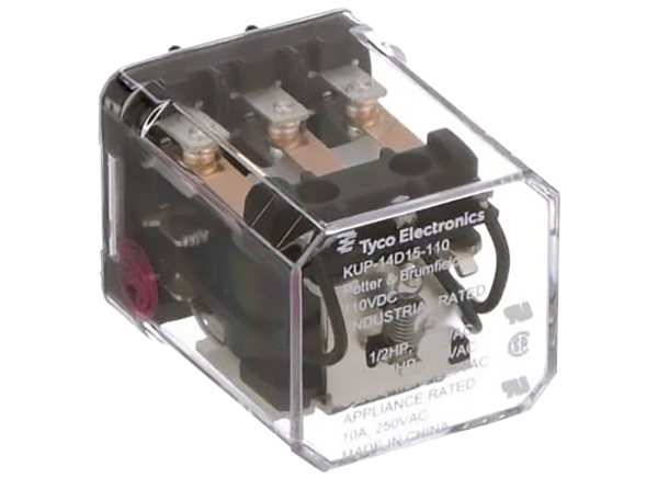 KUP Series Panel Plug-In Relays - TE Connectivity / Potter & Brumfield ...