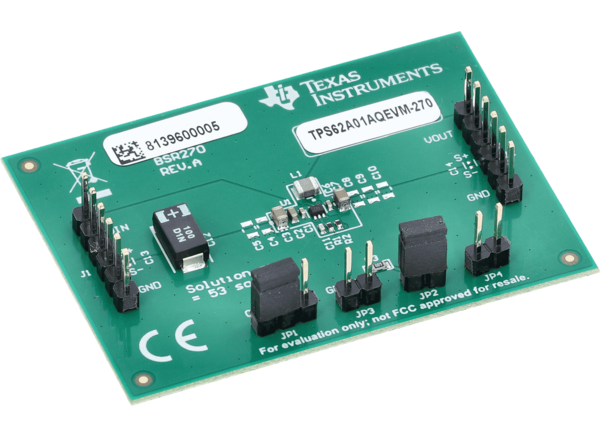 TPS62A01QEVM-270 & TPS62A01AQEVM-270 Eval Modules - TI | Mouser