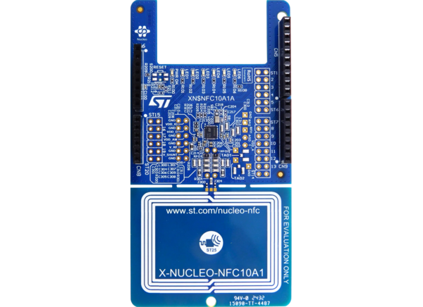 X-NUCLEO-NFC10A1 NFC Card Reader Expansion Board - STMicro | Mouser