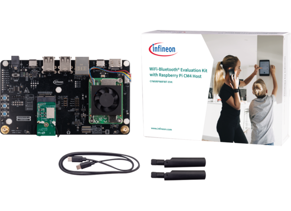 CYW9RPIWIFIBT-EVK Wi-Fi 6/6E & BLUETOOTH Kit - Infineon Technologies | Mouser