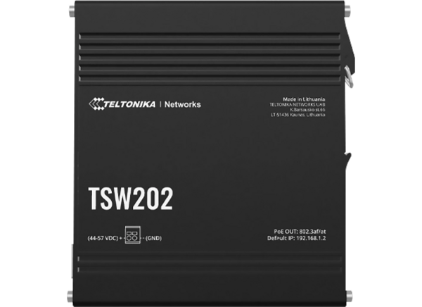 TSW202 Managed PoE+ Ethernet Switch - Teltonika | Mouser