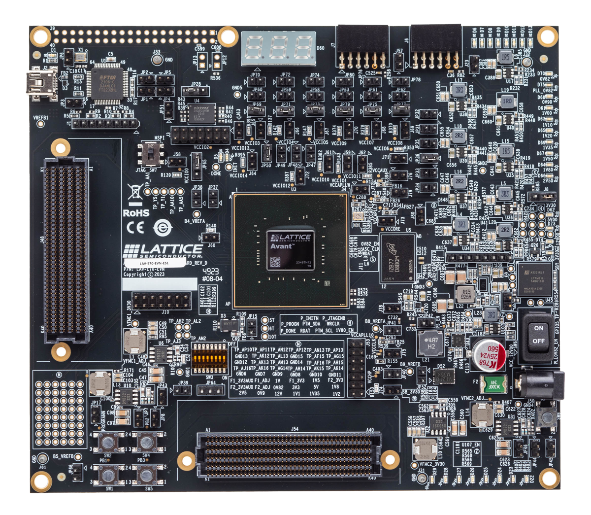Avant™-E FPGA Evaluation Board - Lattice Semiconductor | Mouser