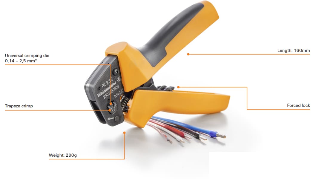 PZ 2.5 Crimping Tool - Weidmuller | Mouser