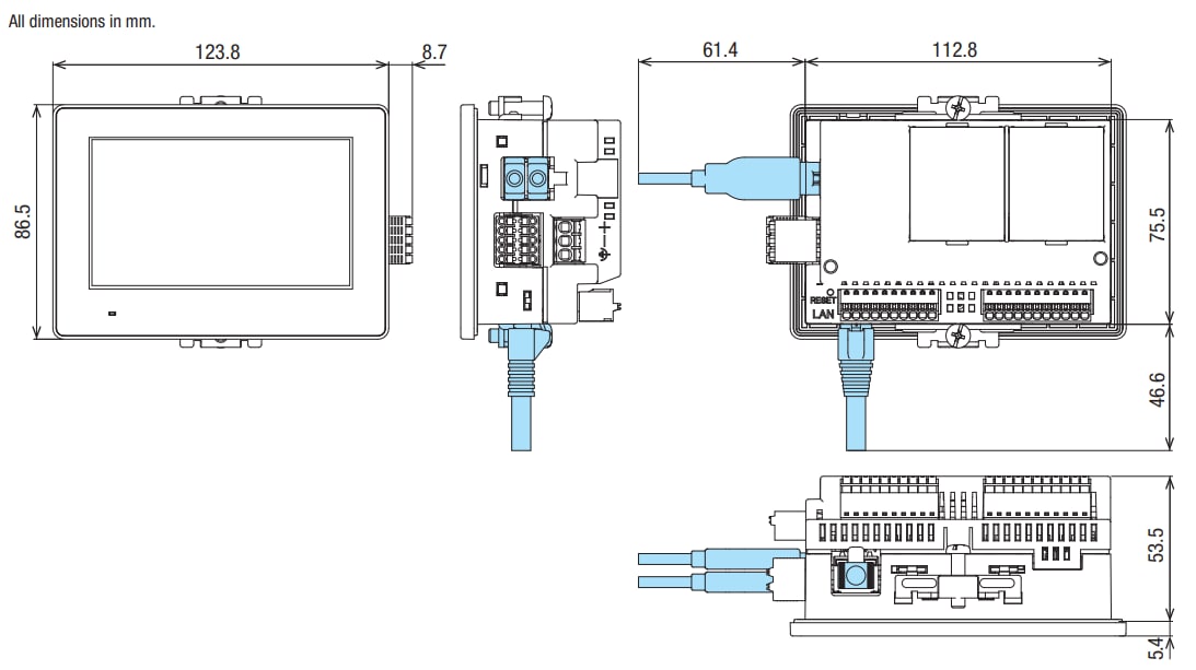 FT1J All-in-One PLC & HMI - IDEC | Mouser