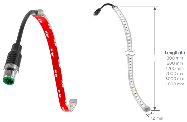 WLF12 Flexible LED Strip Lights - Banner Engineering | Mouser
