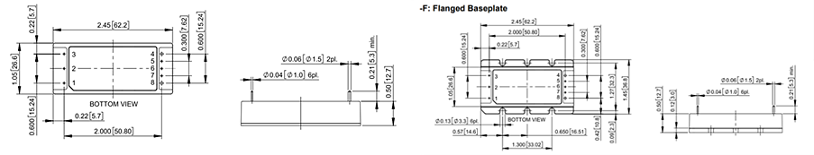 CEB100W 100W 4:1 Input Isolated DC/DC Converters - Cincon | Mouser