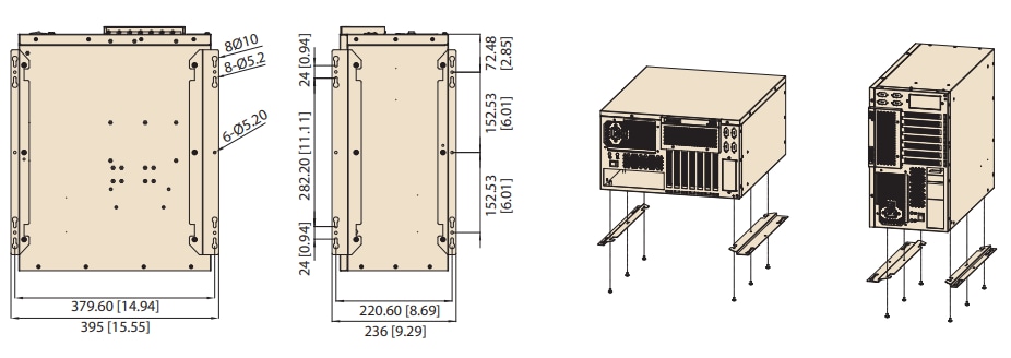 IPC-730 Desktop/Wall-Mount Chassis - Advantech | Mouser