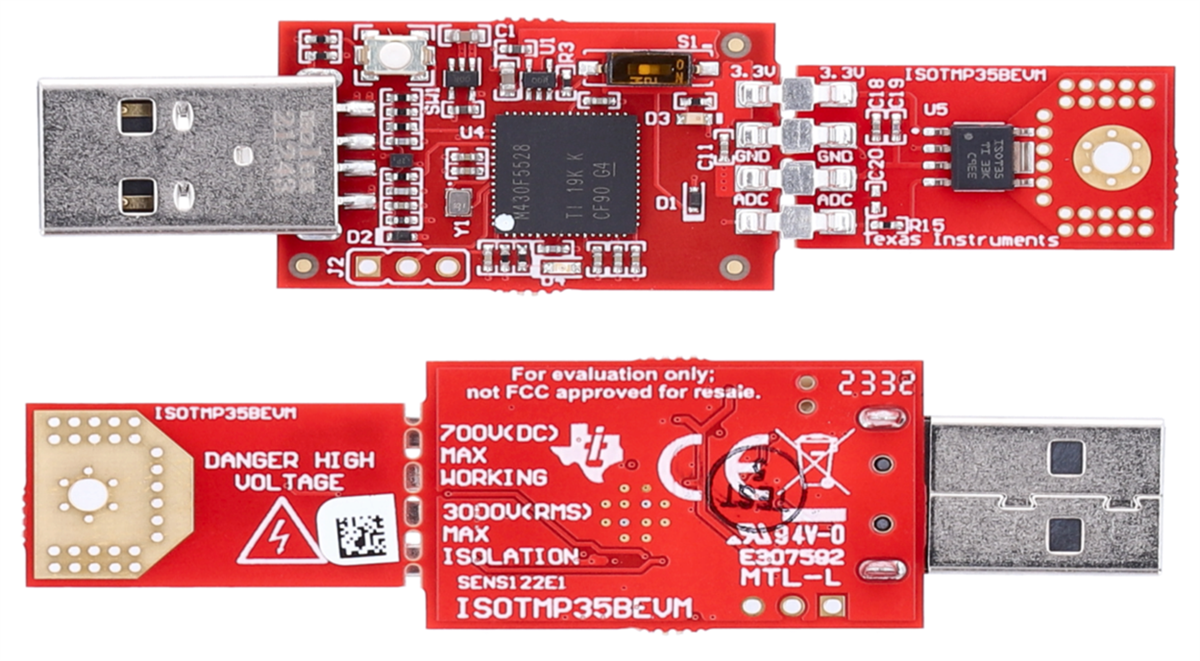 ISOTMP35BEVM Evaluation Module - TI | Mouser