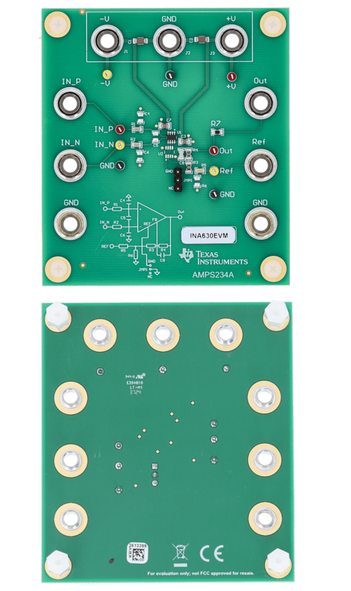 INA630EVM Evaluation Module - TI | Mouser
