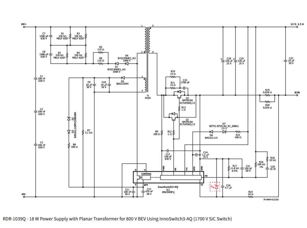 RDK-1039Q Reference Design Kit - Power Integrations | Mouser