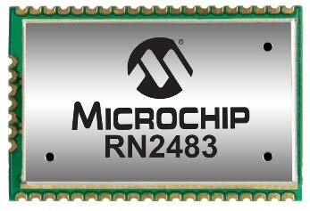 RN2483 LoRa 송수신기 모듈 - Microchip Technology | 마우저