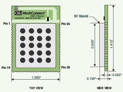 CEL MeshConnect EM357 Transceiver Modules - REDIRECTED