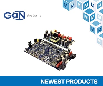 GaN Systems的GS-EVB-AUD-xx1-GS音频评估板在贸泽开售助力开发高性能低成本的音频系统