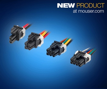 Molex’s Mini-Fit TPA 2 Power Connectors and Cable Assemblies Now Shipping from Mouser Electronics
