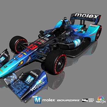 Mouser-Sponsored IndyCar Flies Mouser Colors at Toronto Street Course